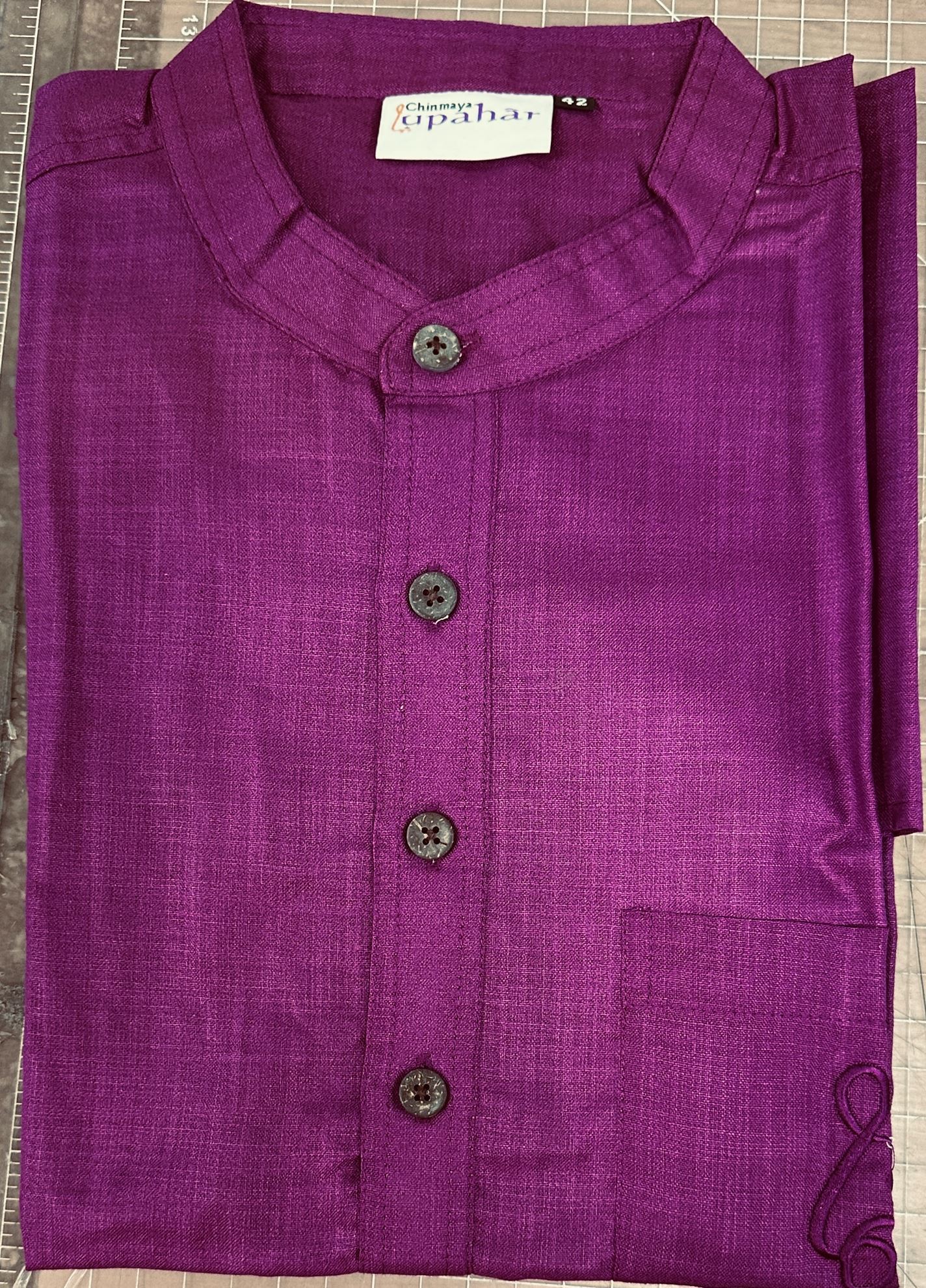 Chinmaya Publications. Kurtas Mens Matka Cotton Short